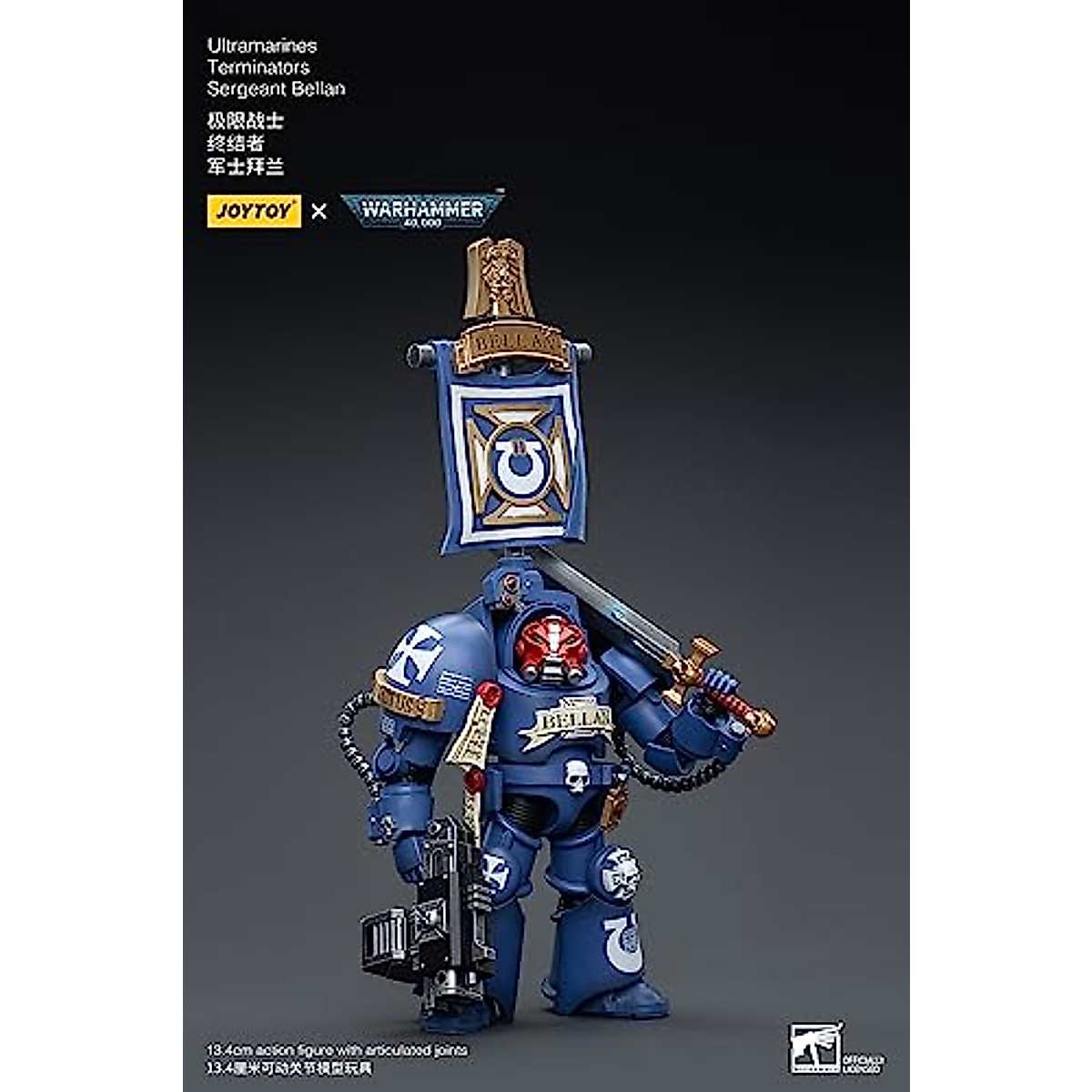 JoyToy Warhammer 40K: Ultramarines Terminators SGT. Bellan 1:18 Scale Action Figure