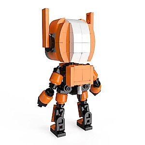 Longshop K-VRC Love Death and Robot Model Building Blocks Toy Creativity Animation Smart Future Robot Bricks Cat Figures Kids Gift