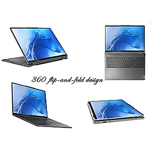 Lenovo Yoga 7I 16'' 2.5K 16:10 400Nits Touch 2-in-1 360° Laptop Intel 12-Core i5 1240P Evo 2X Thunderbolt 4 Wi Fi 6 Backlit KB Win11 (8GB RAM | 512GB PCIe SSD)