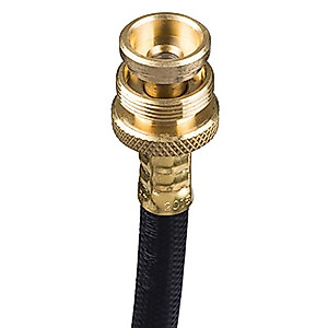 Martin 6 Foot Bulk Rubber Tank Hose Adapter for Use with Disposable Bottle Regulators CSA Certified