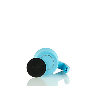 Hogg 12oz Grippy Powder Coated Tumbler with Removable Handle, Lid, and Stainless Steel Straw, DIY, Customizable, Double Wall Insulated Tumblers (Light Blue)