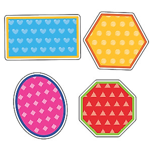 Carson Dellosa – School Tools Shapes Colorful Cut-Outs, Classroom Décor, 36 Pieces