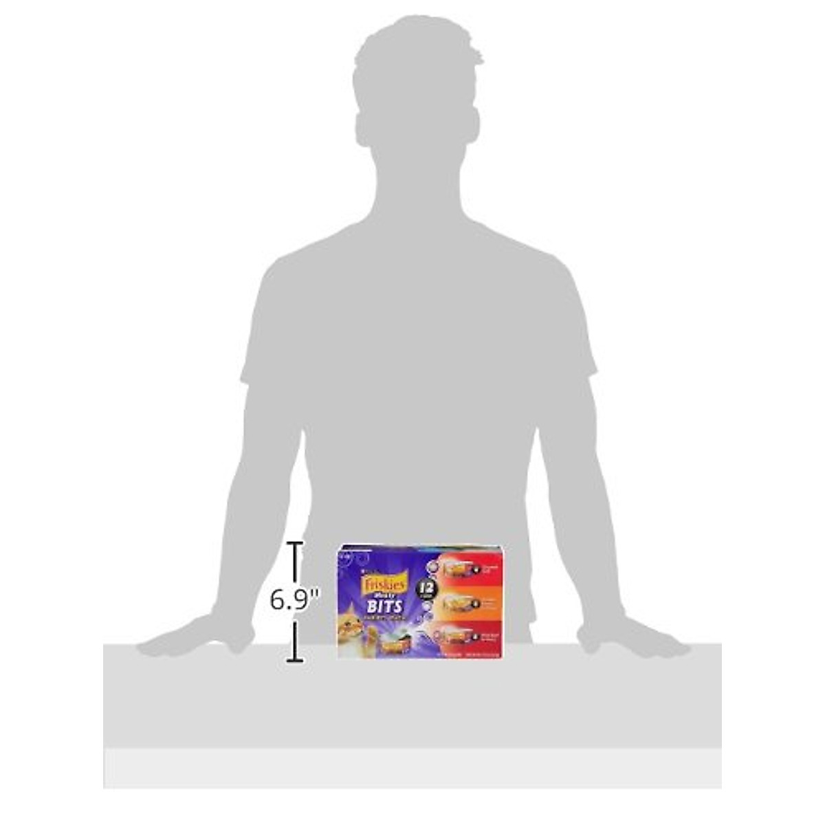 Friskies Wet Cat Food, Meaty Bites, 3-Flavor Variety Pack, 5.5-Ounce Can, Pack Of 12