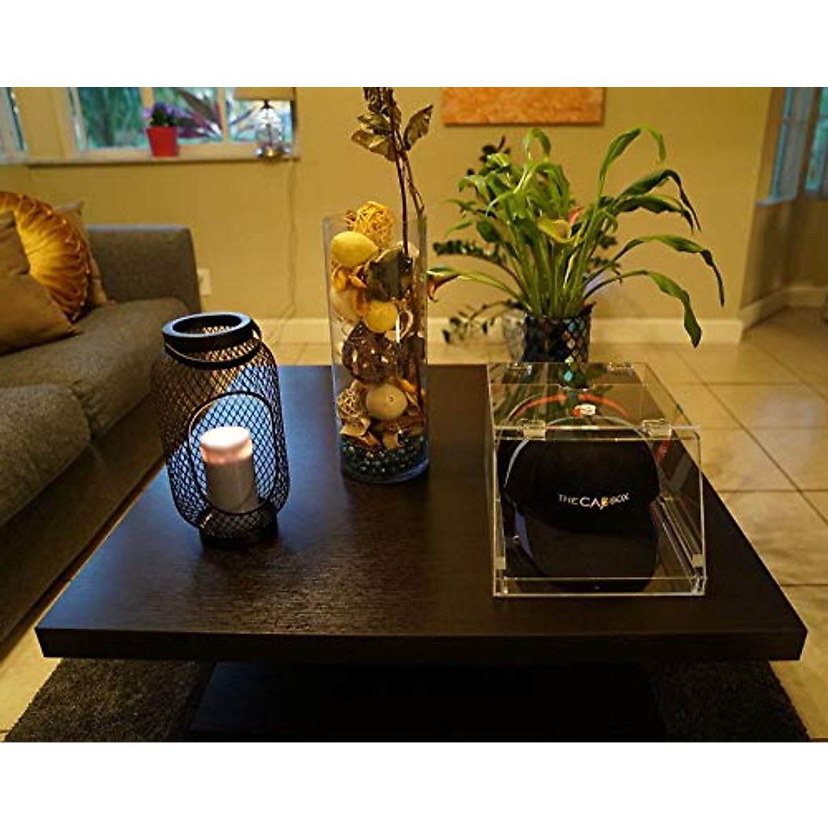 The Clear CapBox Stackable Hatrack Cap Rack Hat Box Storage Containter for Baseball Caps, Fitted Hats, Snapbacks & Trucker Caps