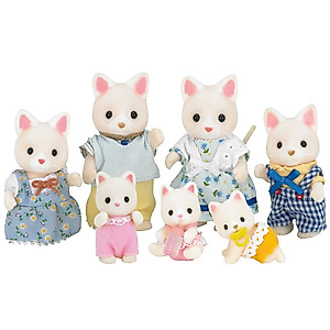 Sylvanian Families Epoch Doll [Silk Cat Baby] Ni-89 ST Mark Certified, for Ages 3 and Up, Toy, Doll House, Sylvanian Families, Epoch