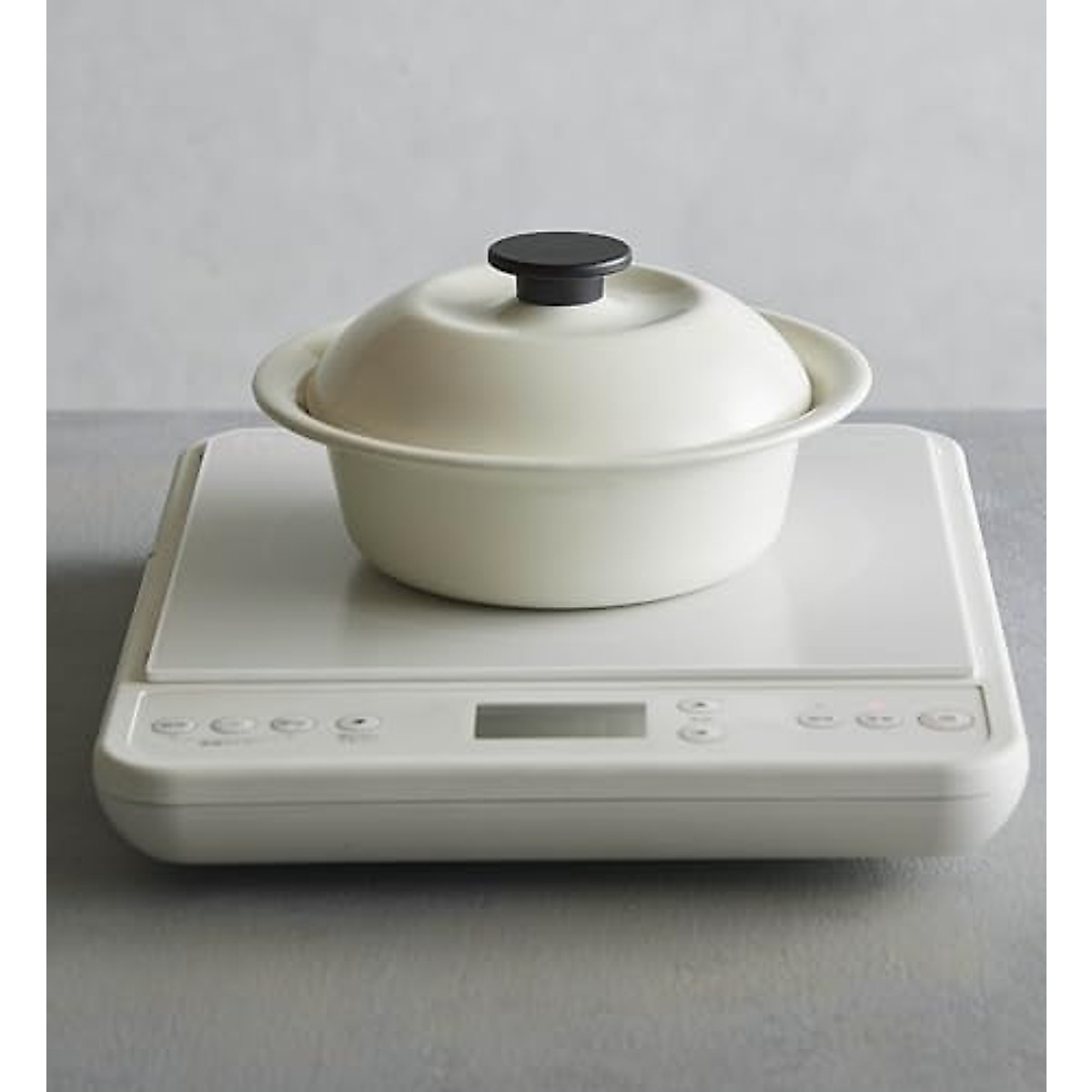 Nodahoro KO-21MW Heat-Resistant Pot, Enamel, Gas Fire/Induction Compatible, Large, Single Person Pot, Ramen, Udon, Made in Japan, Individual Pot, Coconabe, Milky White