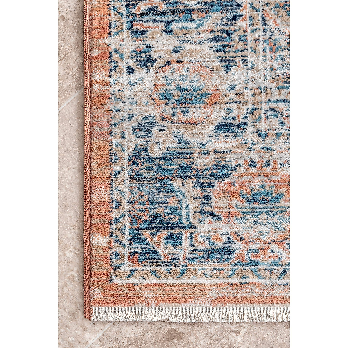 nuLOOM Piper Faded Transitional Area Rug, 4x6, Beige