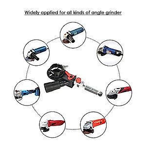 VISLONE Belt Sander Sanding Belt Adapter Multifunction Mini DIY Electric Angle Grinder Bandfile Belt Sander for 115mm 4.5" and 125mm 5" Spindle Sander with M14 Thread Spindle
