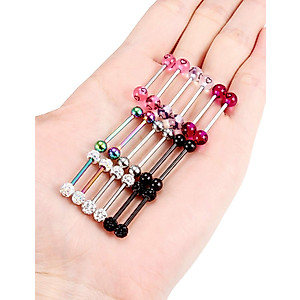 Kadogohno Tongue Rings, Nipple Piercing Jewelry, Tongue Piercing Jewelry, Nipple Rings for Women, Tongue Rings for Women, Nipple Piercing, Tongue Piercing, Nipple Rings Surgical Steel, Tongue Ring