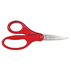 Fiskars Big Kids Scissors, 6 Inch, 6-Inch, Red