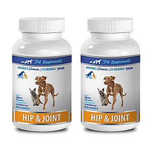 cat Joint Support - PET Hip and Joint Care - for Cats and Dogs - Healthy Choice - Chewy Treat - chondroitin for cat - 2 Bottle (240 Chews)