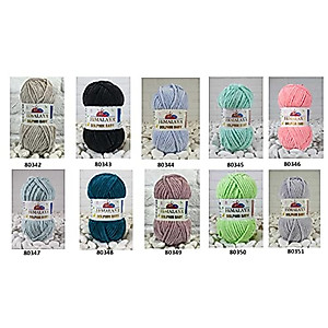 9 Balls Himalaya, Dolphin Baby, Baby Yarn, Knitting Baby, Velvet Yarn, Himalaya Yarn, Baby Yarn, Crochet Yarn, Blanket Yarn, Chenille, Velvet Yarn