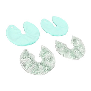 Breast Nursing Gel Pads, Soft Reusable Breast Freezing Pads 1 Pair Relieve Redness for Breastfeeding for Engorgement