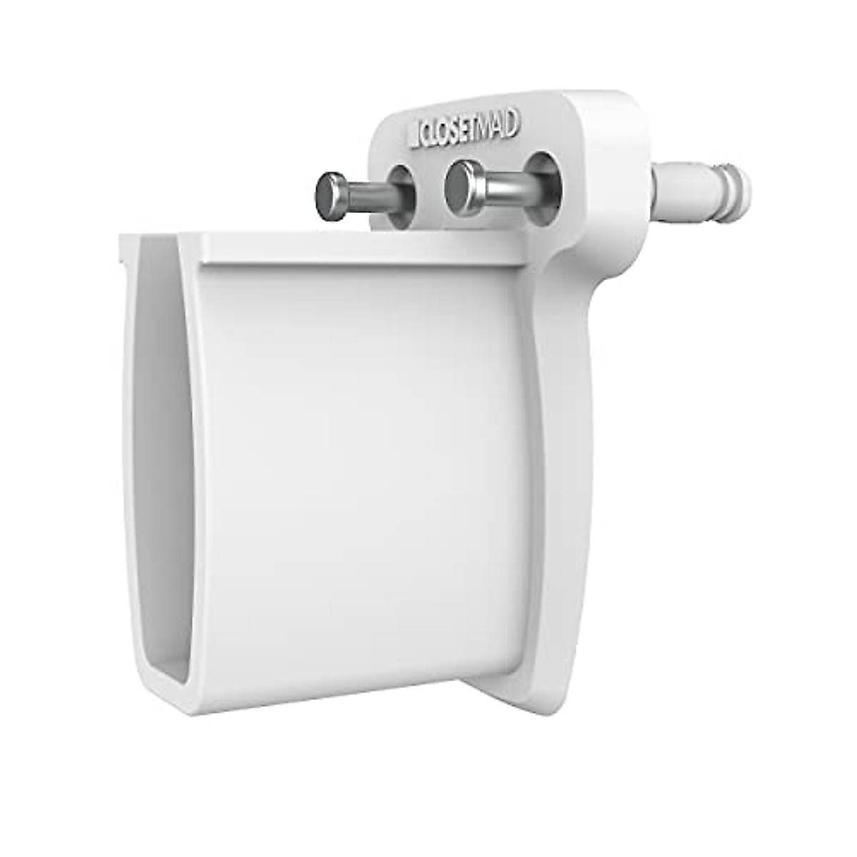 ClosetMaid 21932 Pre-Loaded 2-Inch Side Wall Brackets with Anchors for Wire Shelving, 500-Pack, White, 500 Count