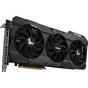 ASUS TUF Gaming NVIDIA GeForce RTX 3060 Ti V2 OC Edition Graphics Card (PCIe 4.0, 8GB GDDR6, LHR, HDMI 2.1, DisplayPort 1.4a, Dual Ball Fan Bearings, Military-Grade Certification, GPU Tweak II)