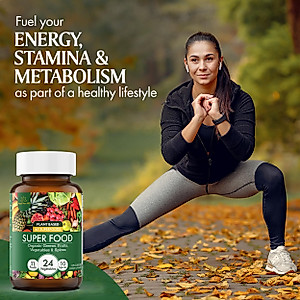 Angel Pure MD Superfood Greens Fruit and Veggies Supplement - USDA Organic Super Greens & Super Reds Vegetable Supplements for Adults - Cruciferous Vegetables Supplement for Immunity & Gut Health