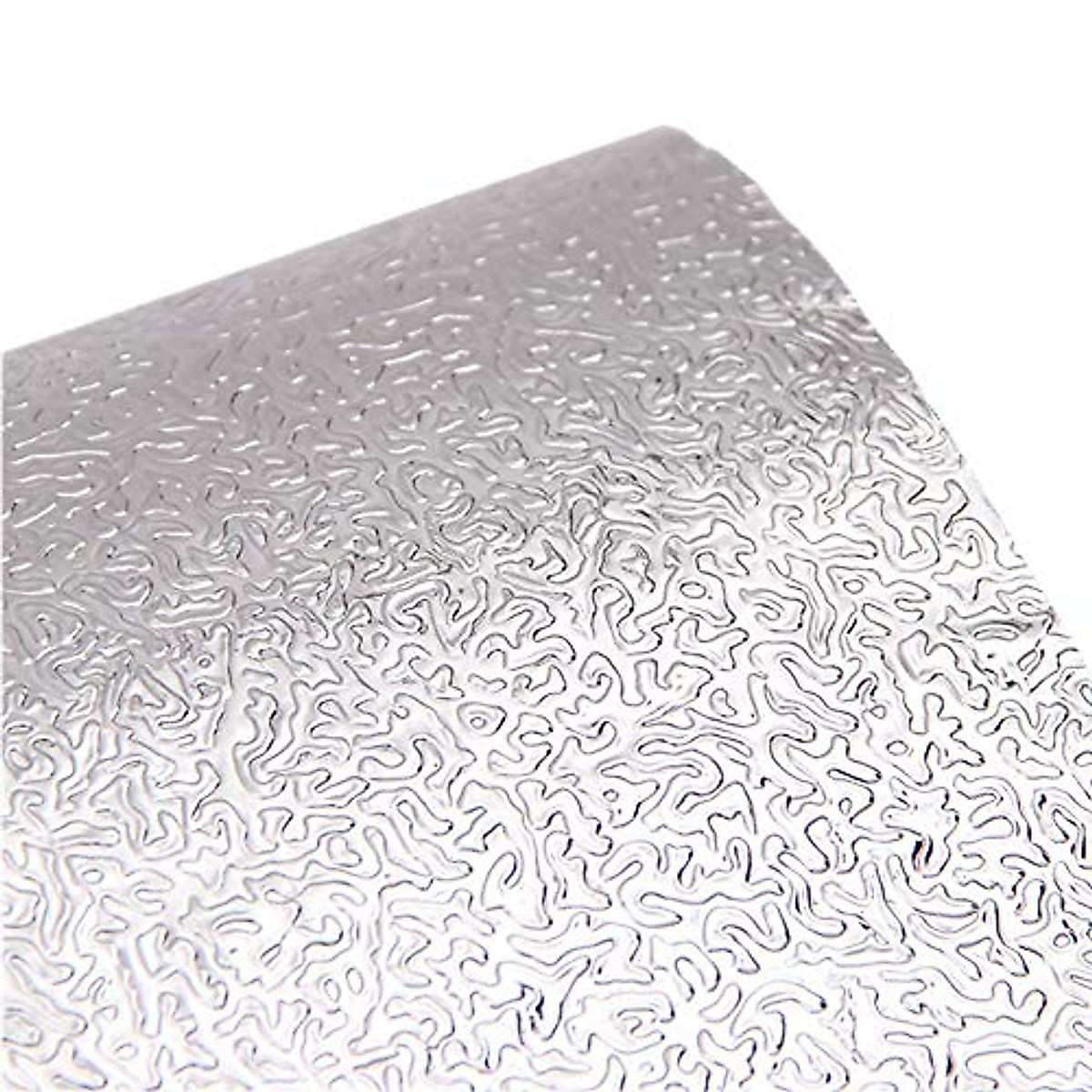 Yija Self-Adhesive Kitchen Aluminum Foil Anti Greasy Countertop DIY Waterproof Shelf Drawer Liner Cabinet Sticker 15.6 Inch by 98 Inch