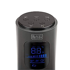 BLACK+DECKER Tower Fan Electric – Quiet Oscillating Stand Up Cooling Fan with Remote Control, 46 Inch BFTR146