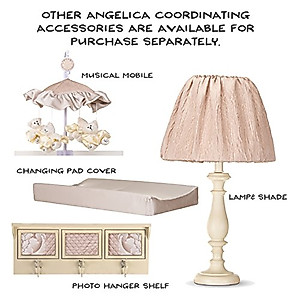 Glenna Jean Angelica Photo Hanger Shelf, Pink, 4"x23.5"x9"