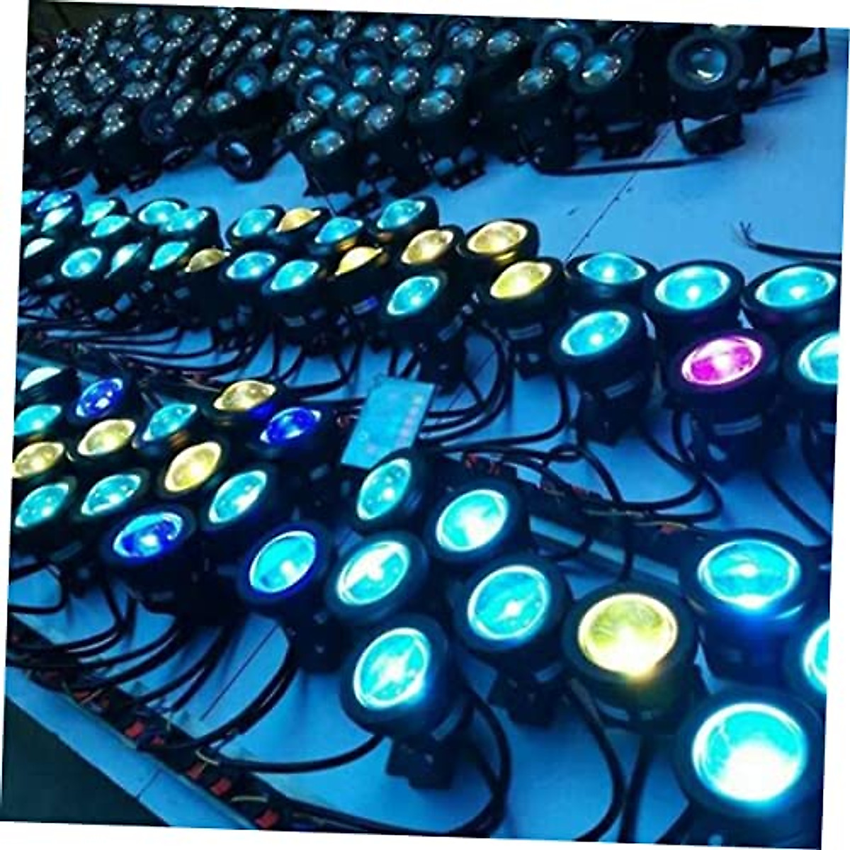 LABRIMP Remote Party Home Spot Bar Xmas Underwater Lamp LED Lighting W Control Changing for Seven Fountain Wedding Decor Day Lamps Lights Pool Water Waterfall Garden Light Black