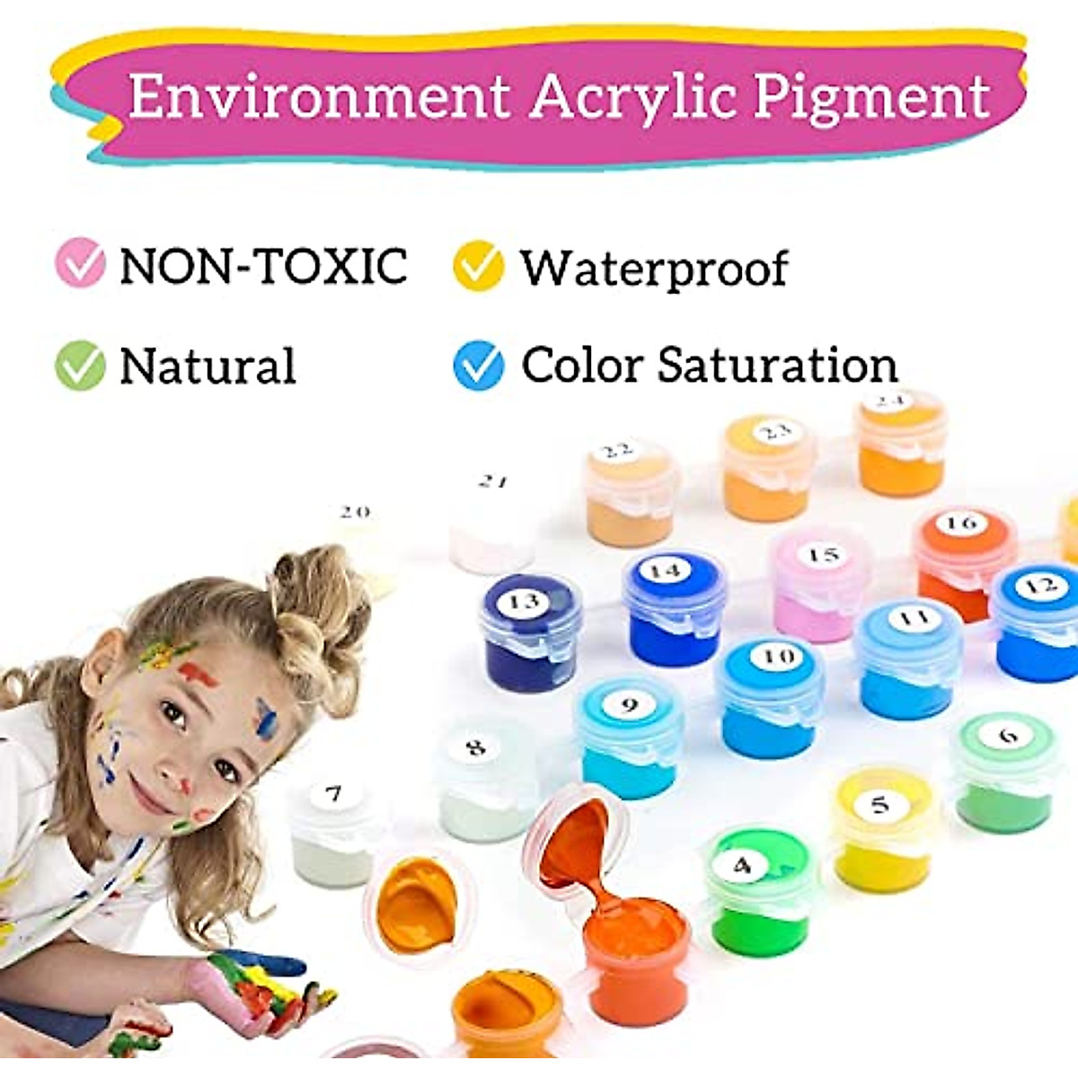 FILASLFT Paint by Number for Adults, Forest Path Paint by Numbers for Adults Beginner, Maple Leaf Painting by Number DIY Landscape Painting,Perfect for Home Wall Decoration 16x20 Inch.