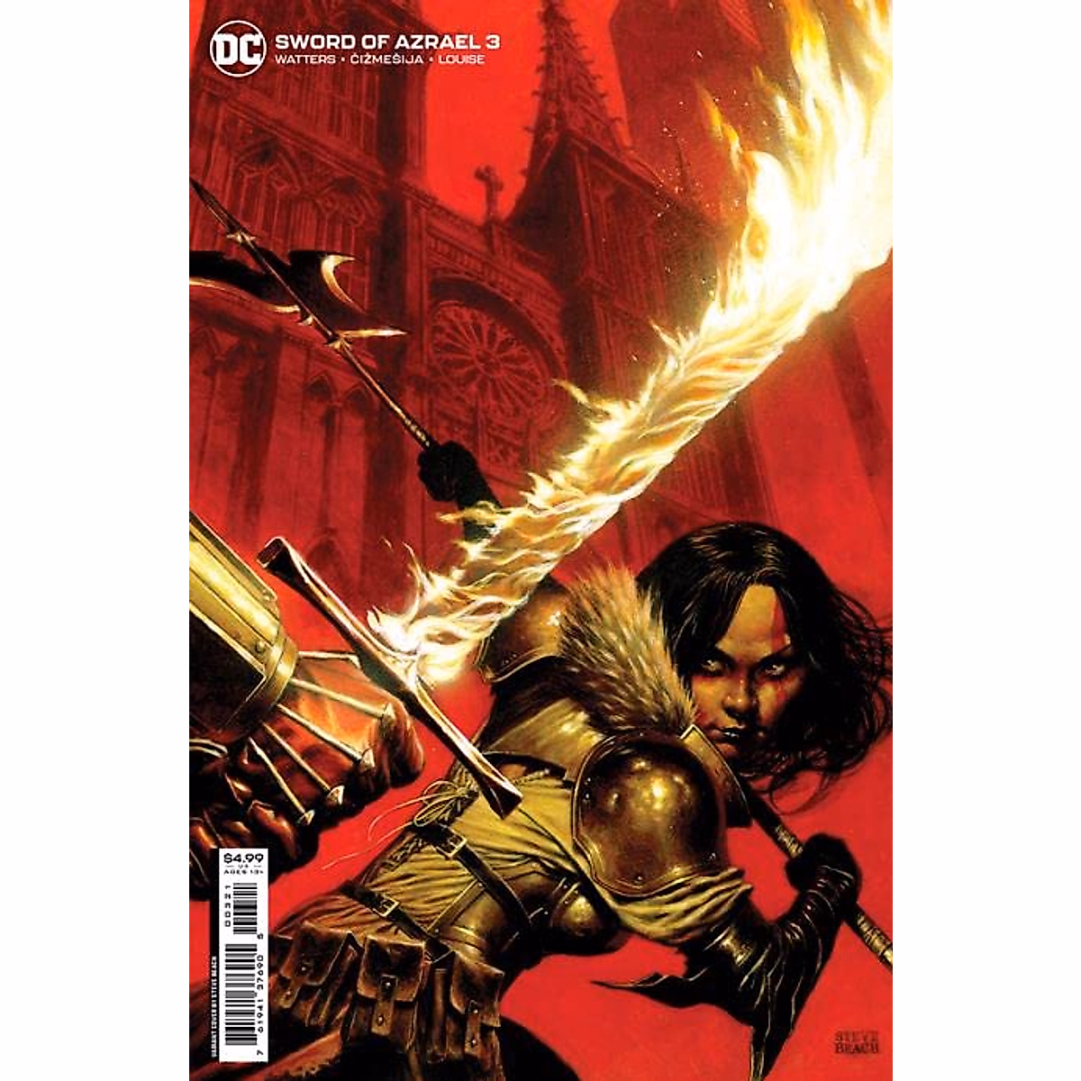 Sword of Azrael #3 CVR B Steve Beach Card Stock Var