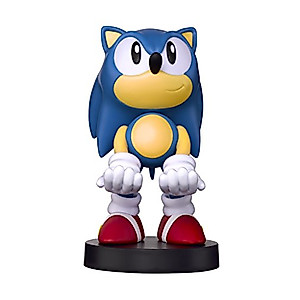 Exquisite Gaming: Sonic - Mobile Phone & Gaming Controller Holder, Sonic The Hedgehog Device Stand, Cable Guys, Sony Licensed Figure
