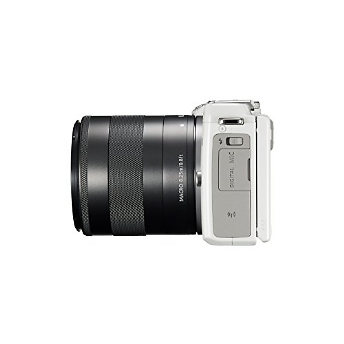 Canon EOS M3 Mirrorless Camera Kit with EF-M 18-55mm Image Stabilization (IS) STM Lens - Wi-Fi Enabled (White)