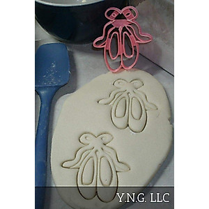 BASEBALL OR BALLET SLIPPERS GENDER REVEAL BABY SHOWER SET OF 3 COOKIE CUTTERS MADE IN USA PR1228