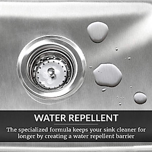 Hope's Perfect Sink Cleaner and Polish, Restorative, Removes Stains, Cast Iron, Corian, Composite, Acrylic, 8.5 Fl Oz