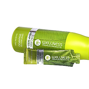 BEAUTY MADE EASY Wellness Premium Products Organic Hemp Shampoo, 500ML (16.9 oz),WPPS