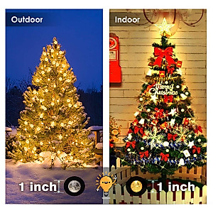 ALOVECO Solar String Lights Outdoor, 25ft 40 LED Crystal Ball Waterproof String Lights Solar Powered Fairy Lighting for Garden Home Landscape Holiday Decoration