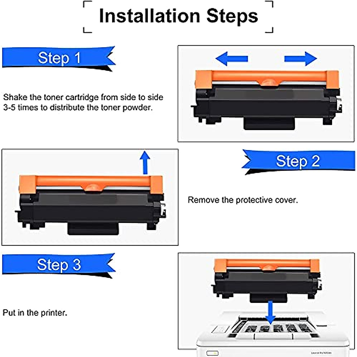 Neoa (2-PK,Black) TN770 TN-770 High Yield Compatible Toner Cartridge Replacement for Brother DCP-L2550DW MFC- L2750DWXL 2370DW/DWXL Printer, Sold by NEODAYNET TN-770 2PK
