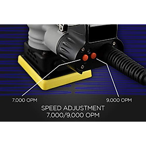 AirVANTAGE 3" x 4" Palm-Style, Industrial-Grade Electric Sheet Sander Kit with Power Supply NON-VACUUM (NV Kit: Hook & Loop)
