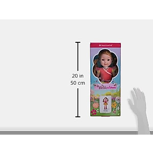 American Girl WellieWishers 14.5-inch Willa Doll with Coral Leotard, Mesh Skirt, Headband, and Boots, For Ages 4+