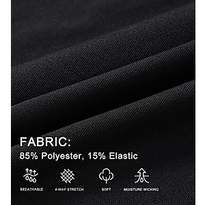 Willit Boys' Leggings Quick Dry Youth Compression Pants Basketball Sports Tights Kids Base Layer Black XS