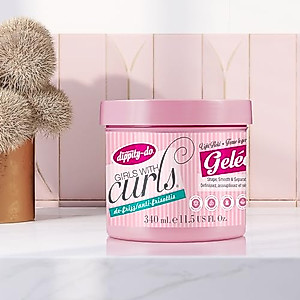 Dippity Do Girls with Curls Light Hold Gelee - Shape, Smoothe & Separate Your Curls - Formulated with Aloe, Vitamin E & Wheat Protein for Frizz-Free & Never Crunchy Curls - 340 mL/11.5 fl oz - 2 Pack