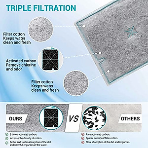 Guarm Replacement Filter Cartridges Fish Tank for aqueon Large, Replacement Filter Cartridges for aqueon Large Filters(12 Packs)