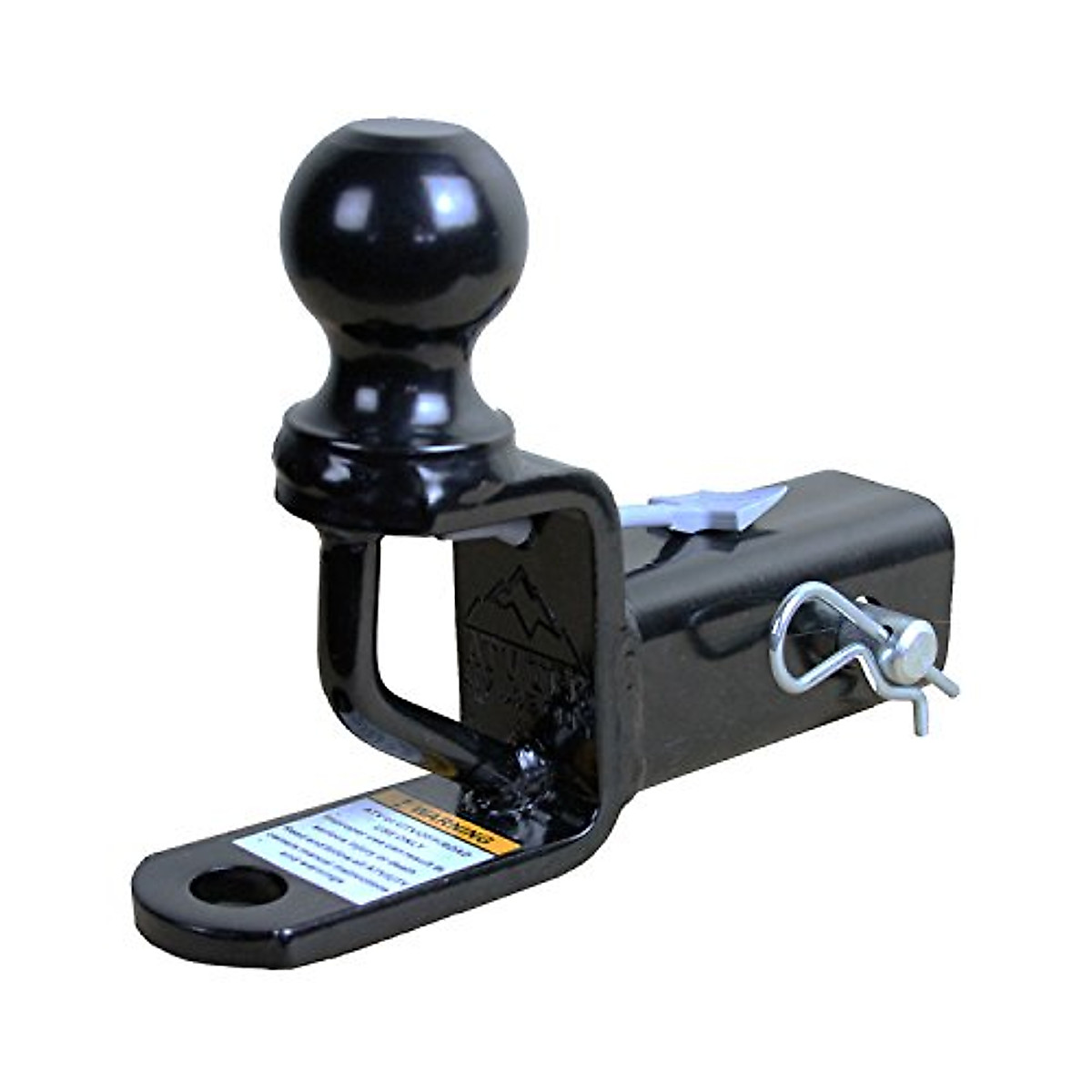 ATV TEK, Trio HD Receiver 2 Inches Multi-Purpose Hitch with Ball Mount, Heavy-Duty Tow Hitch