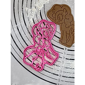 Pinkie Pie Cookie Cutter & Mold Produced by 3D Kitchen Art