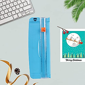 ZEQUAN A4 Portable Paper Cutter 12 inch Paper Trimmer Scrapbooking Tool for Photo Gift Cards Kraft Paper Label and Coupon with Automatic Security Safeguard Paper Trimmers