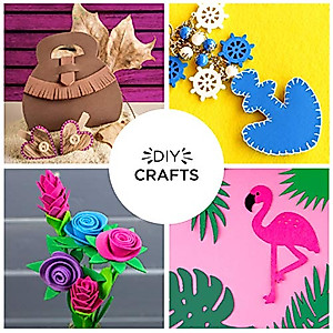 Horizon Group USA Rainbow Foam Sheets, 12" X 18", Pack of 12, Multi-Color