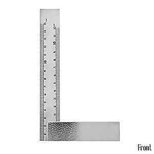 DCT Engineer Square - Precision Square Machinist Square Set Woodworking Square Steel Square 6 Inches Small Square