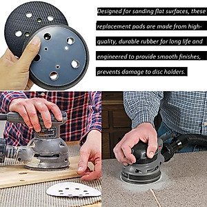 2 Pack 5 Inch 5 Hole Replacement Sander Pad for Porter Cable 333 333VS Random Orbit Sanders, 5" Hook and Loop Orbital Sanding Pad for Porter Cable 13904/13909
