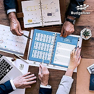 Budget Planner & Monthly Bill Organizer Book - (Non-Dated) Budget Book and Expense Tracker Notebook– Financial Planner Bundled with Cash Envelopes