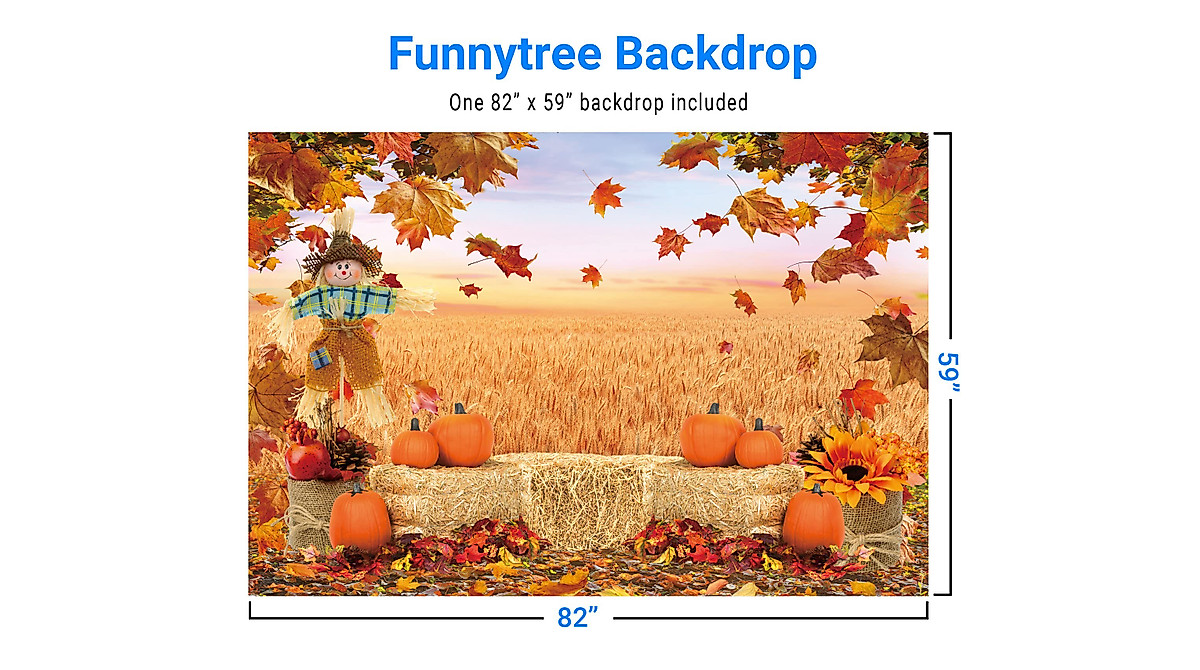 Funnytree Fall Backdrop for Parties - 7X5FT Decor