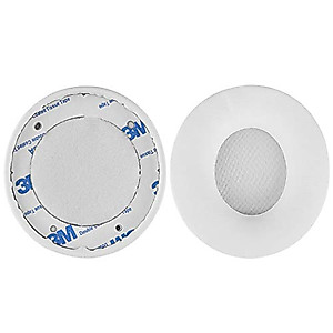 Geekria QuickFit Replacement Ear Pads for Beats Solo Pro (A1881) Headphones Ear Cushions, Headset Earpads, Ear Cups Cover Repair Parts (Ivory)