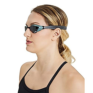 Arena Unisex Cobra Core Swim Goggles for Men and Women No Leak No Fog Max Comfort Standard Mirror Lens, Yellow Copper/Black
