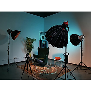 Aputure Light Dome III Studio Softbox Bowens Mount with Diffuser Cloth, Honeycomb Grid, Carry Bag, Compatible with Amaran, Aputure Series & Bowens Mount LED Video Light