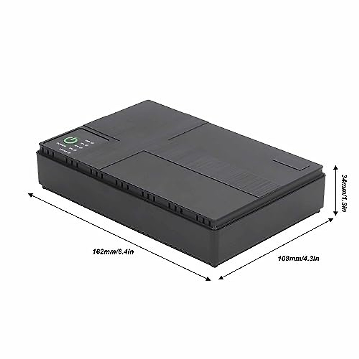 10400mAh POE UPS Battery Backup Power Supply 5V 9V 12V 2A Mini Uninterruptible 85V to 265V (US Plug)